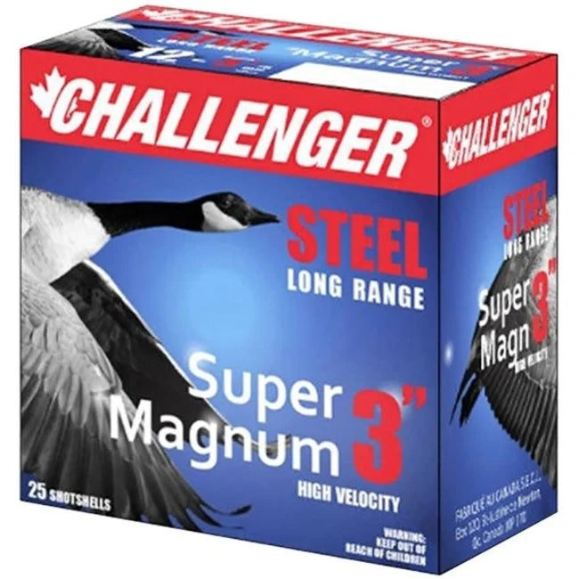 Challenger 12 gauge 3" Super Magnum, #2, 1-1/8oz Steel – Uxbridge Arms